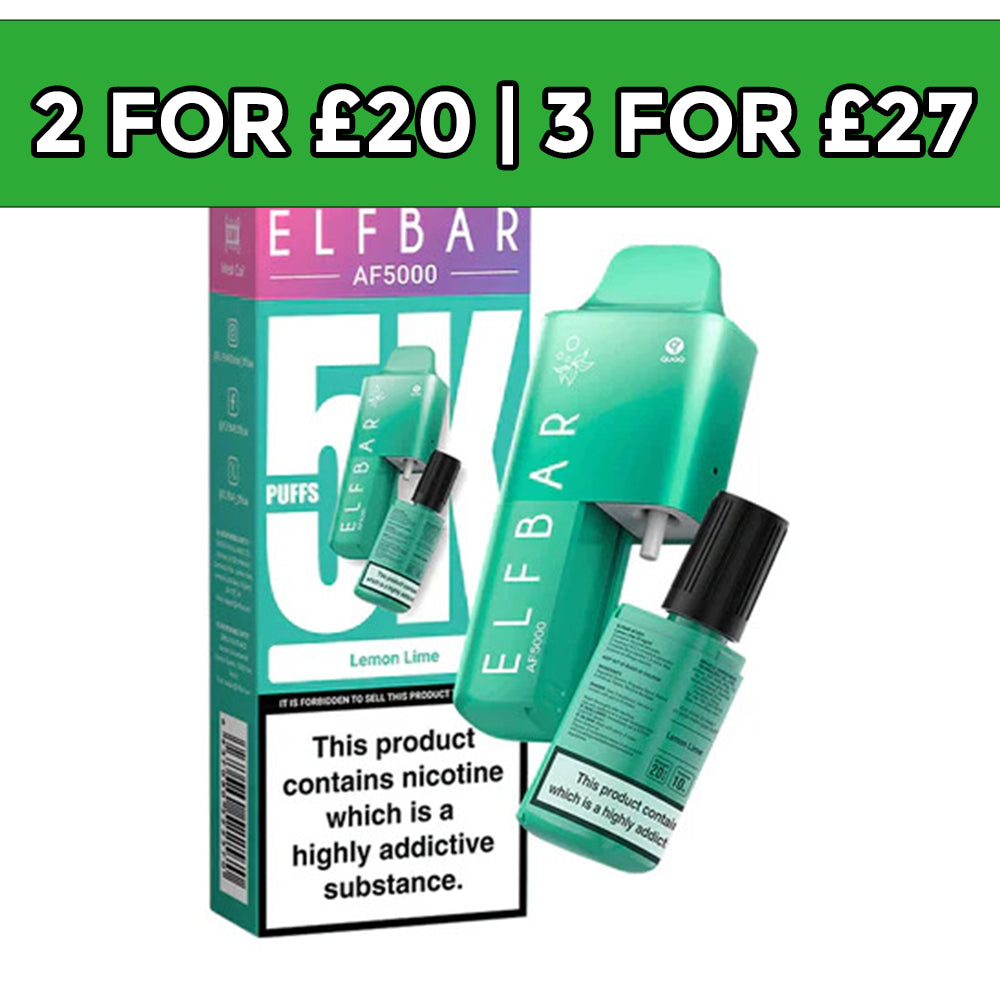 Elf Bar AF5000 - Lemon Lime – Zombie Vapes